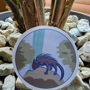 Chupacabra Sticker Matte Cryptid Sticker Cryptidcore Vinyl Sticker - Etsy