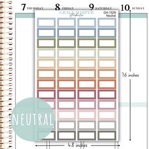Box Stickers - Box Labels - Planner Stickers GH-152 - Etsy