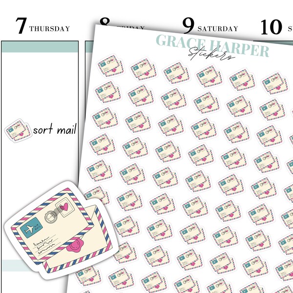 Mail Stickers - Etsy