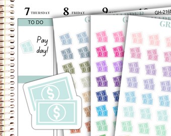 1014 Payday Planner Stickers. - Etsy
