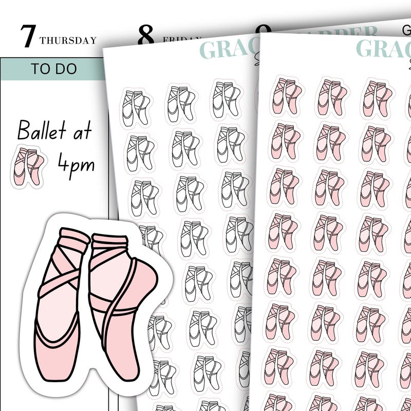 Ballet Sticker - Etsy