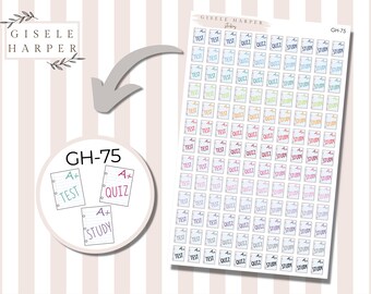 Planner Study Stickers - Etsy