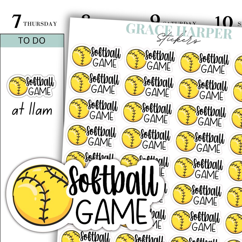 Softball Fire - Etsy