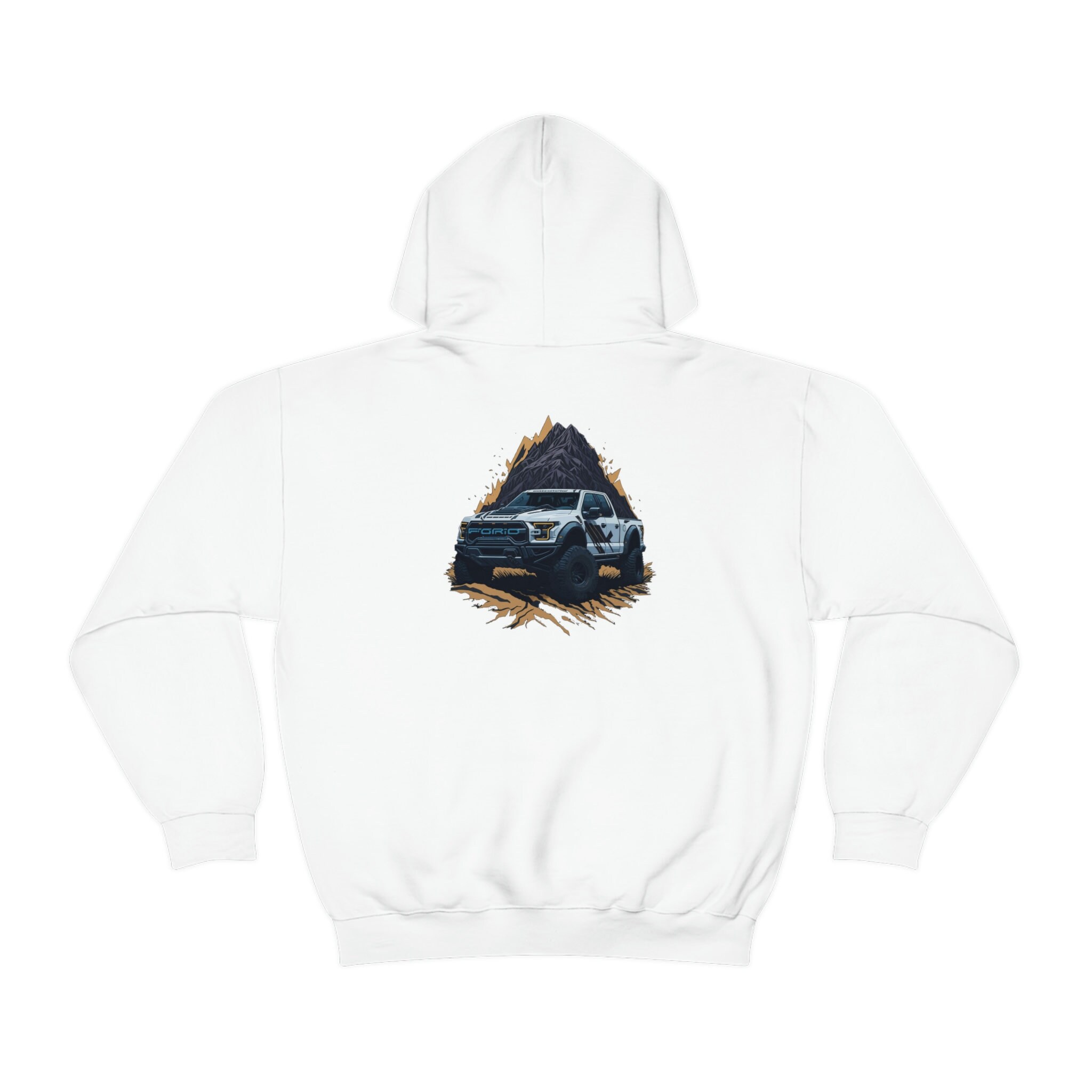 Ford Raptor Back Graphic Hoodie | Unisex Heavy Blend Hooded Sweatshirt ...