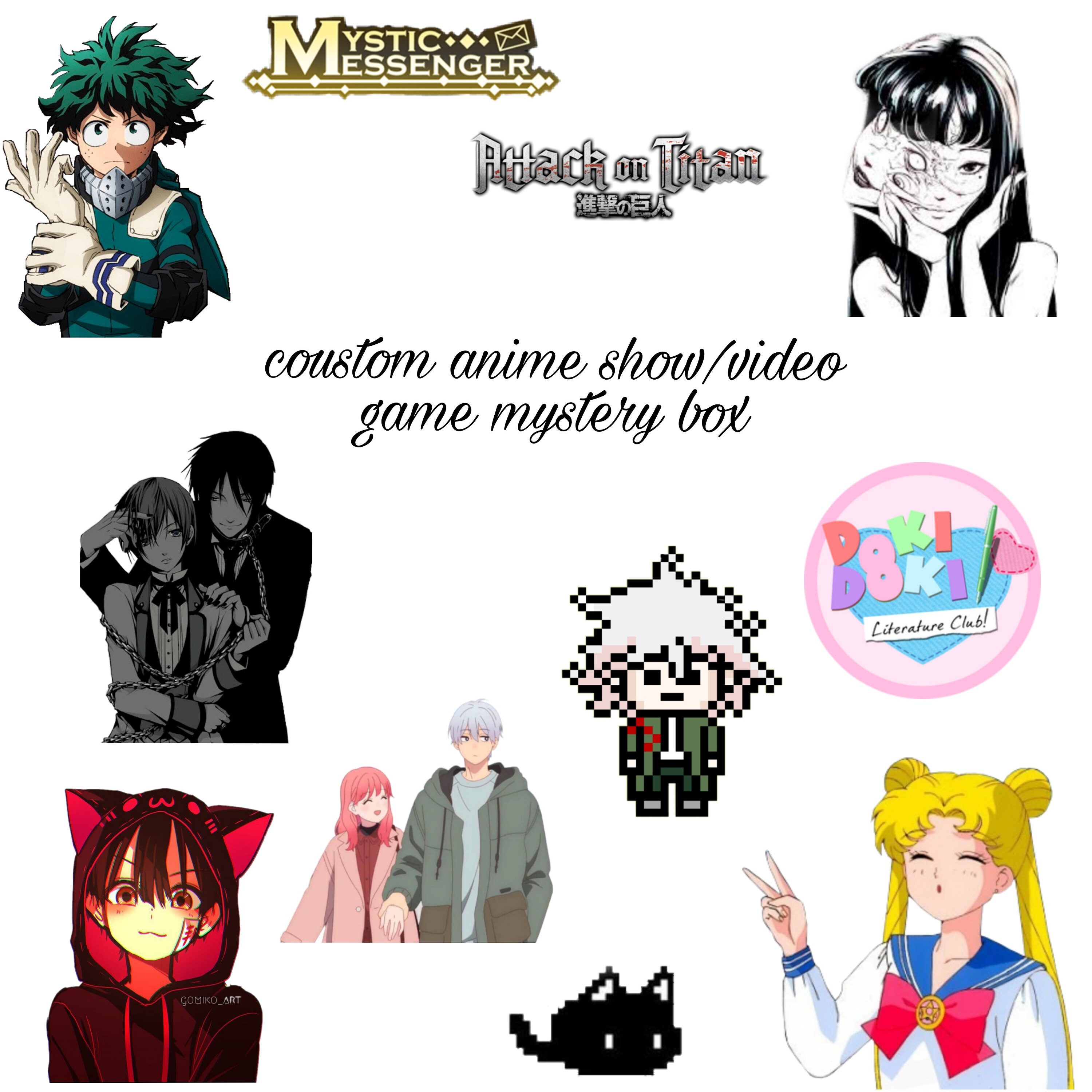 Coustom Anime Mystery Box - Etsy
