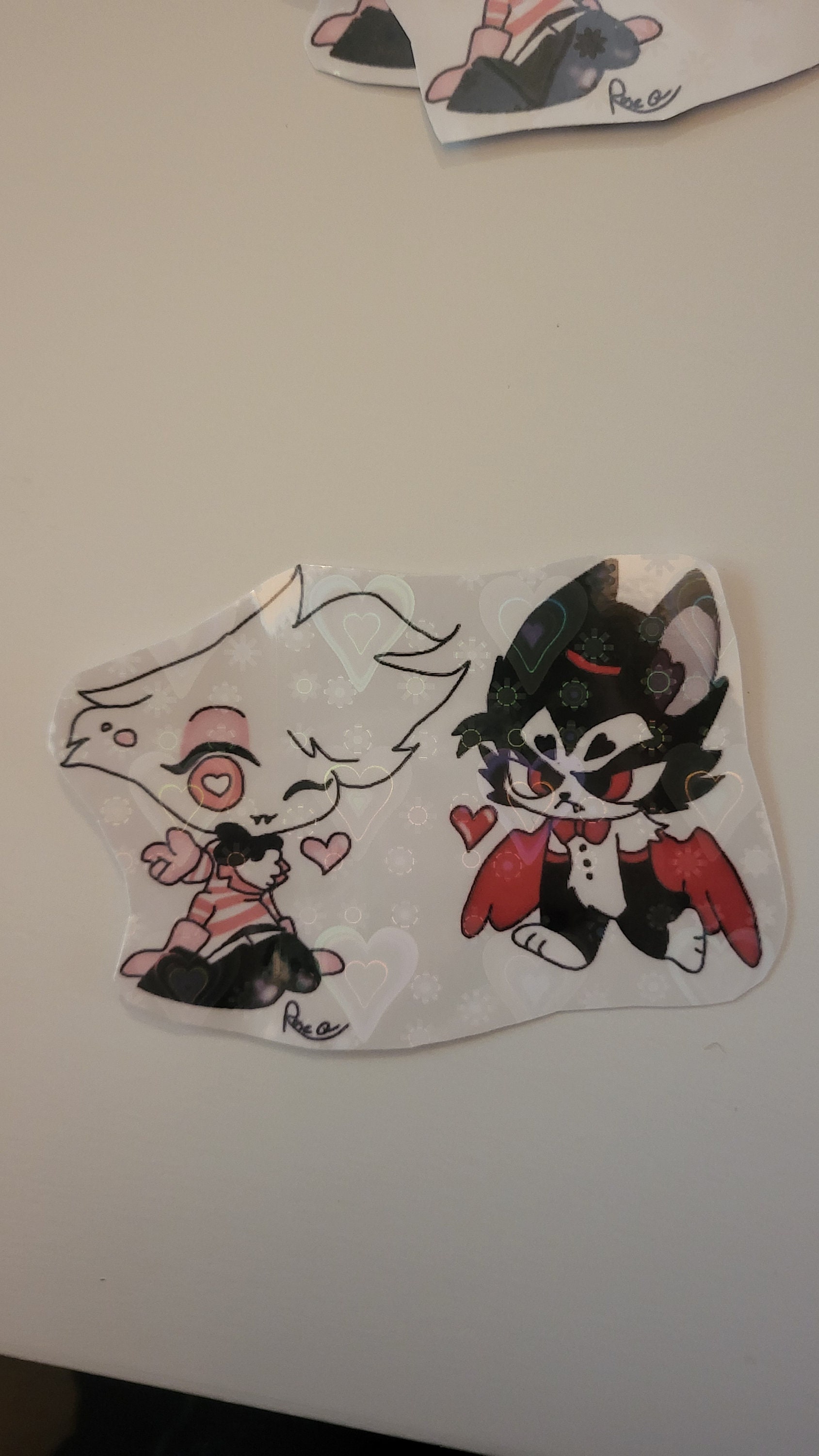 Hazbin Hotel Angle and Husk Sticker - Etsy