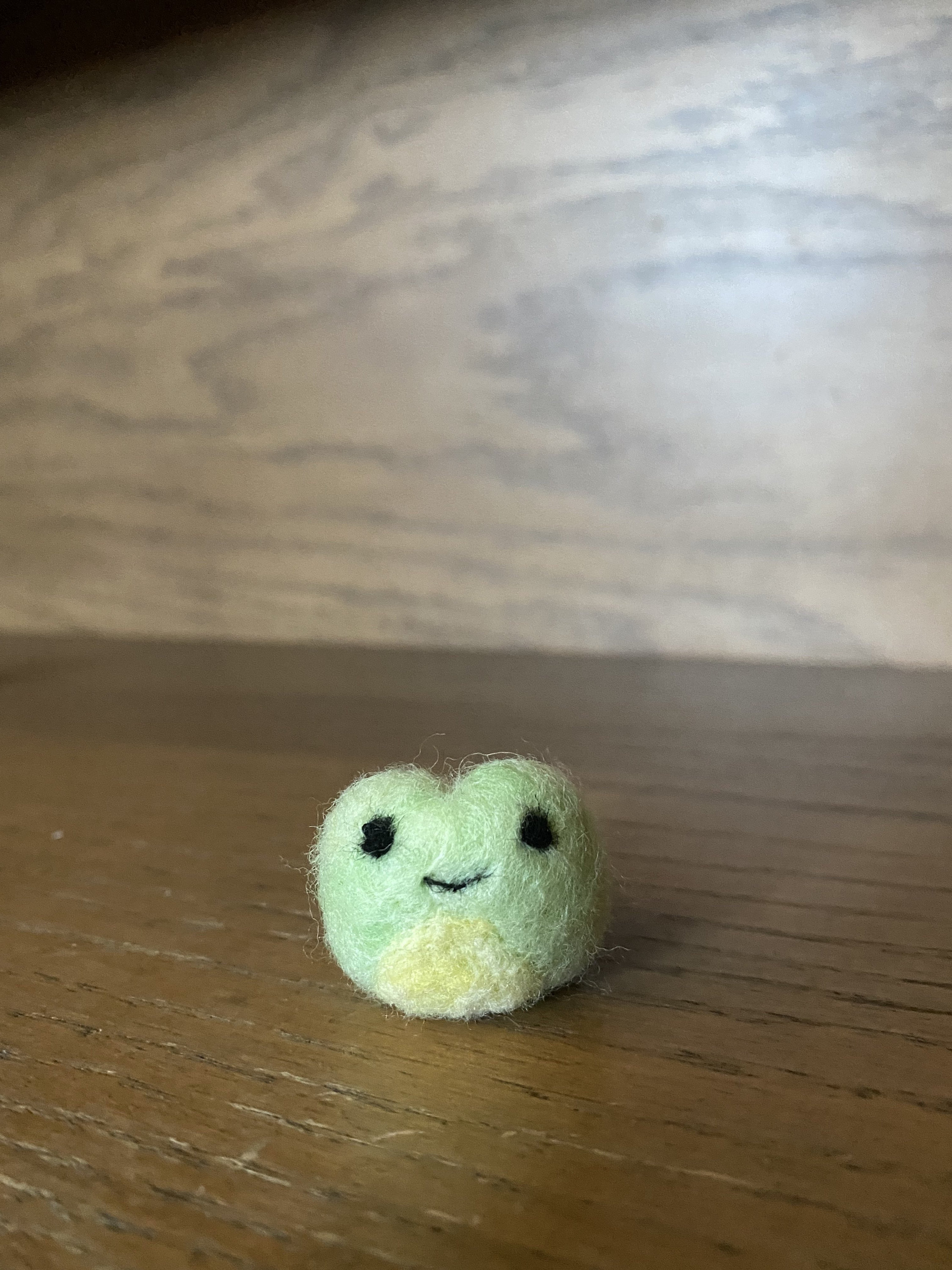 Handmade Needle-felted Frog: Pocket Pet - Etsy