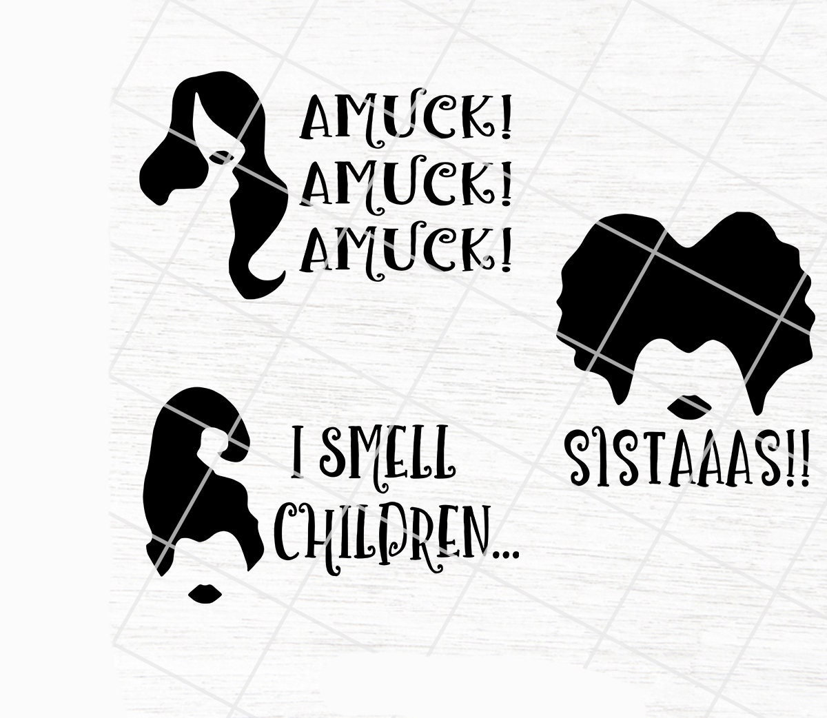 Hocus Pocus I Smell Children Svg Sistaaas Svg Amuck Svg - Etsy