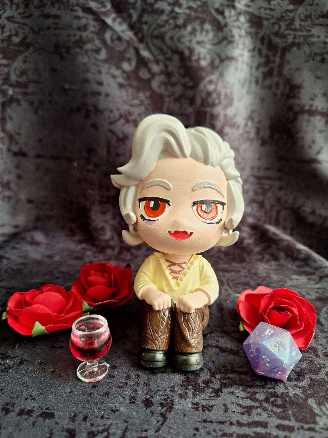 Look Up Baldur's Gate 3 Cute Astarion Figure - Etsy