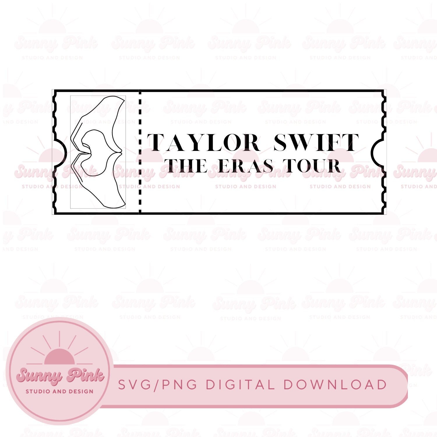 Taylor Swift Eras Tour Ticket Svg, Digital Download - Etsy