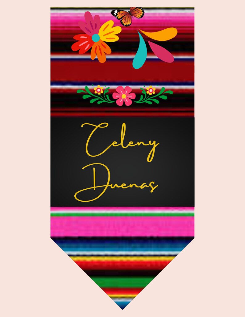 Mexican Serape Graduation Stole, Grad Gift, Gift for Graduate ...