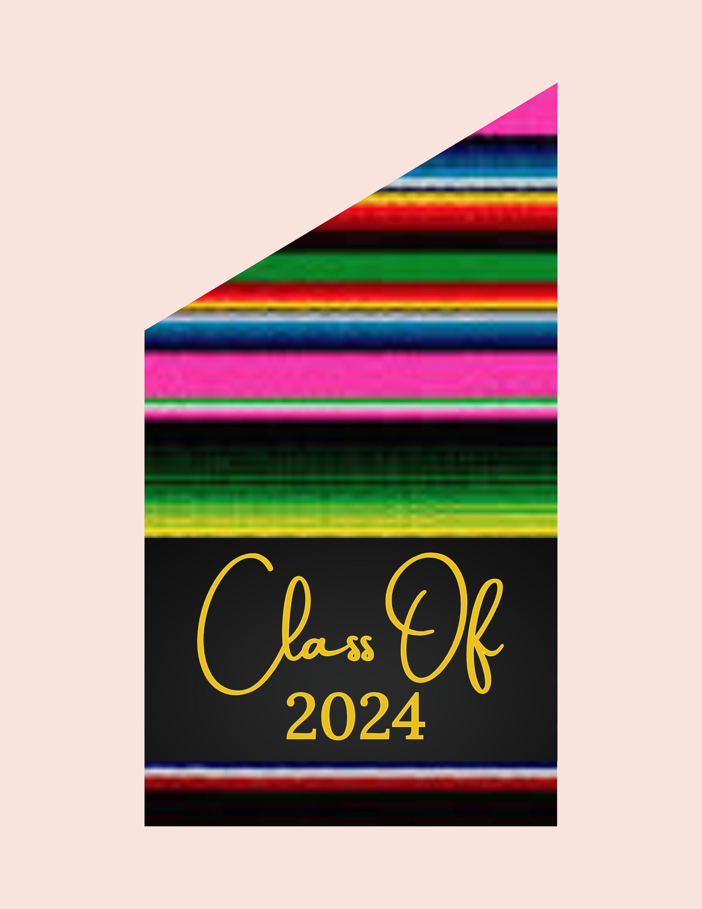 Mexican Serape Graduation Stole, Grad Gift, Gift for Graduate ...