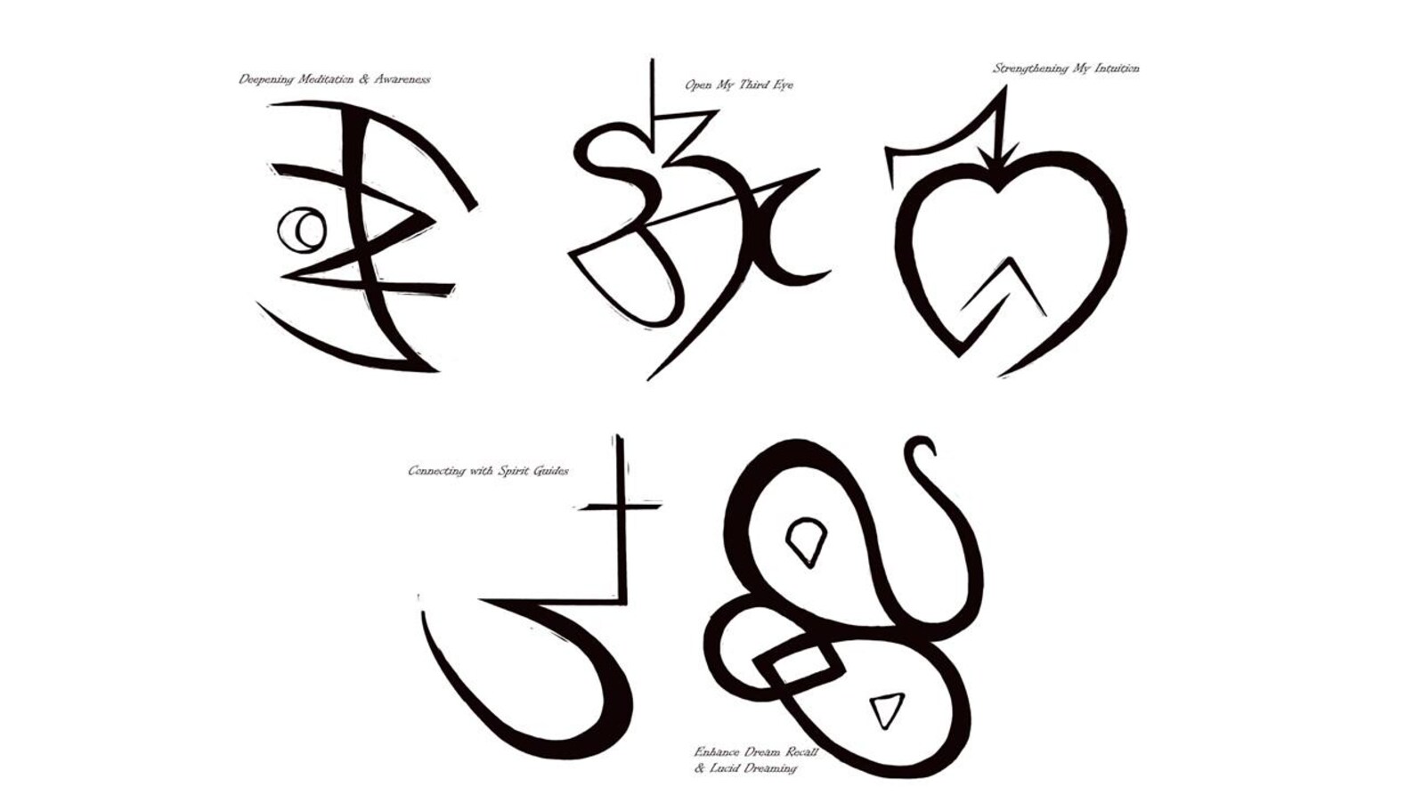 Spiritual Awakening & Intuition Sigil Pack | 5 Printable Sigils for ...