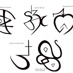 Spiritual Awakening & Intuition Sigil Pack | 5 Printable Sigils for ...
