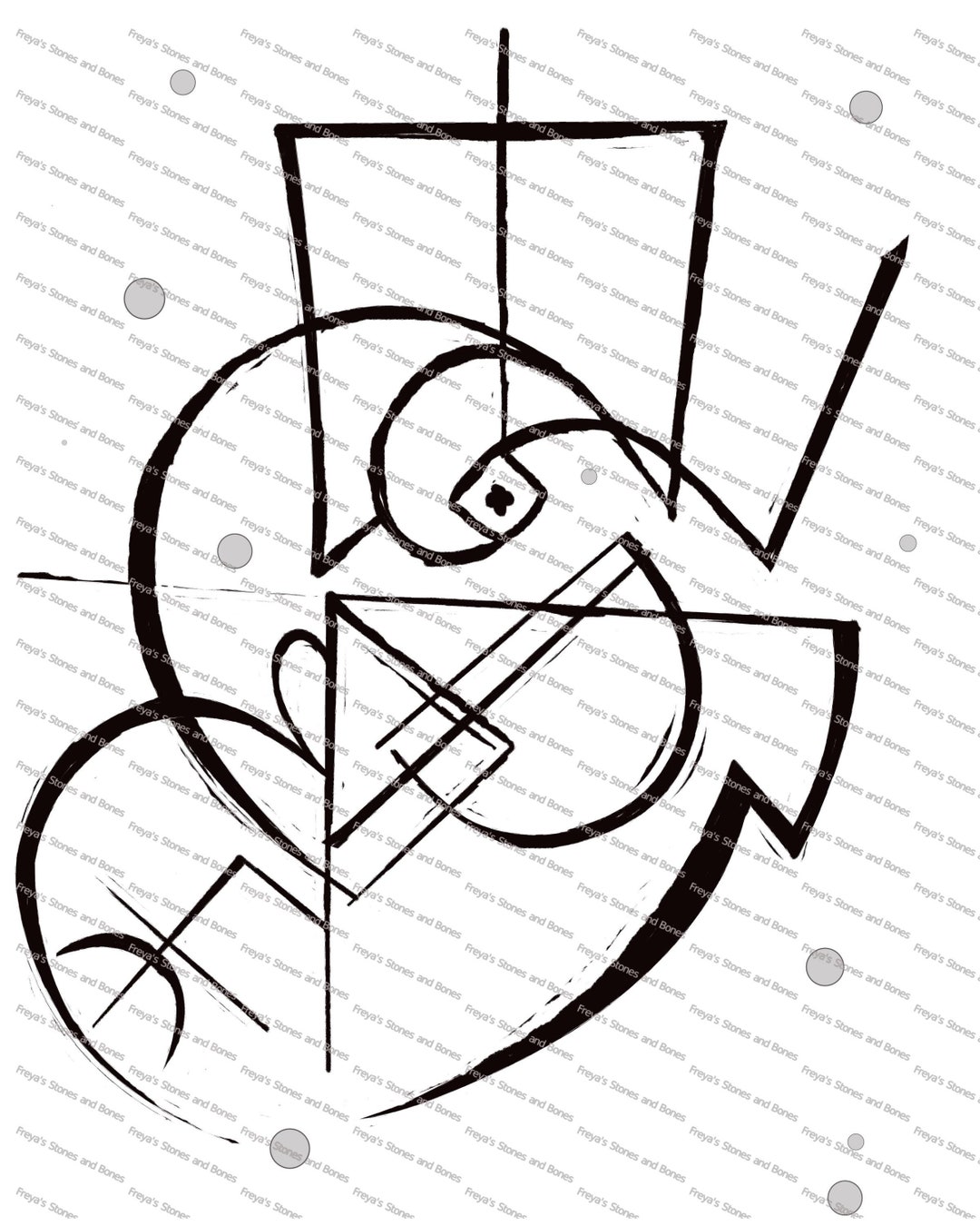 Personalized Sigil for Intention Setting | Handcrafted Esoteric Symbol ...