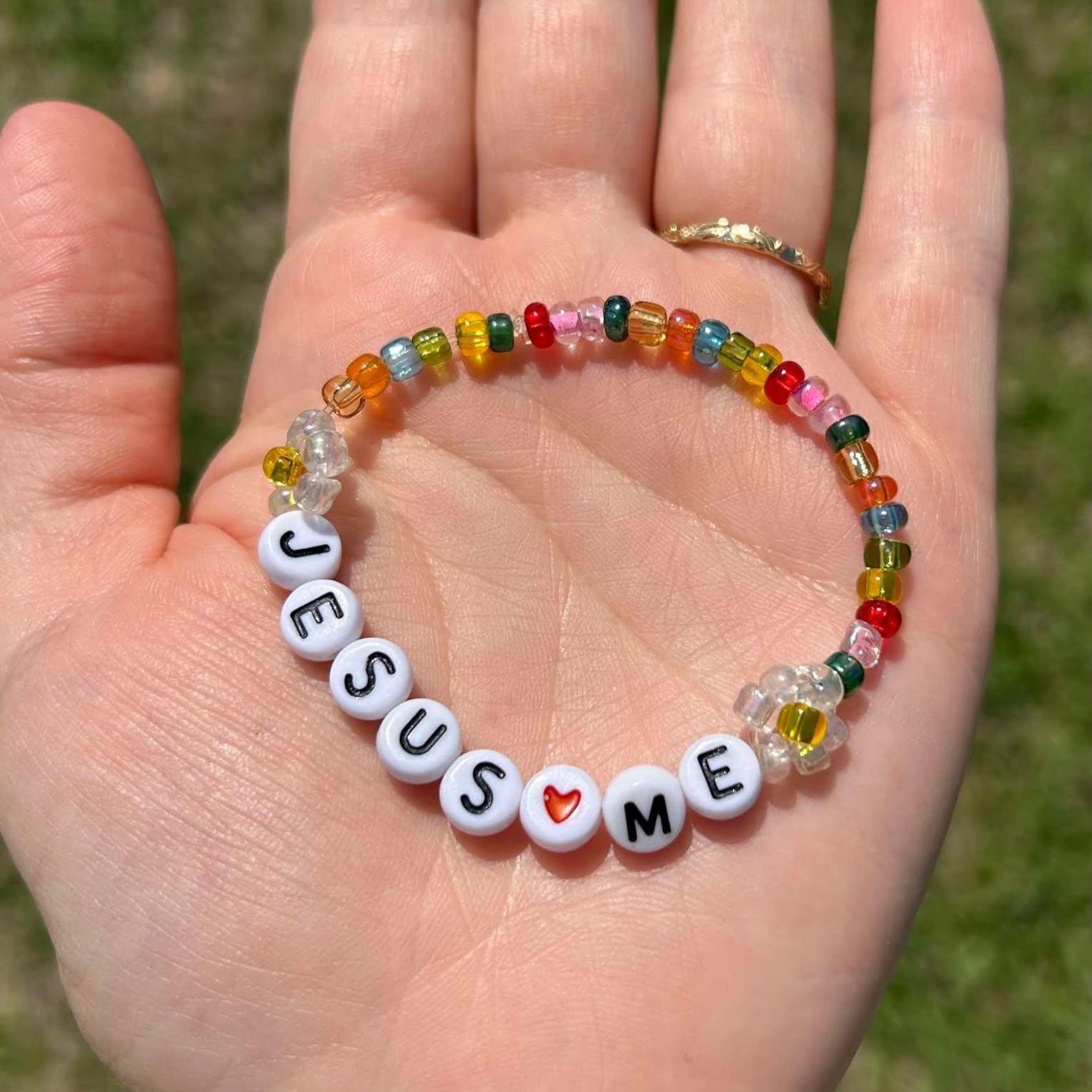 Jesus Loves Me Bracelet | Easter/sunday School/christian Kids Gift ...