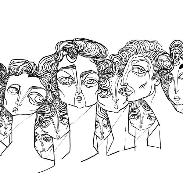 God of Many Faces - Etsy
