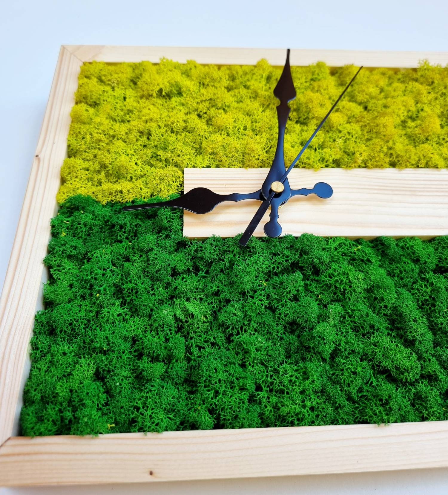 Moss Clock. Moss Wall. Wall Clock. Biophilia. Home Decor. Cosy Vibes ...