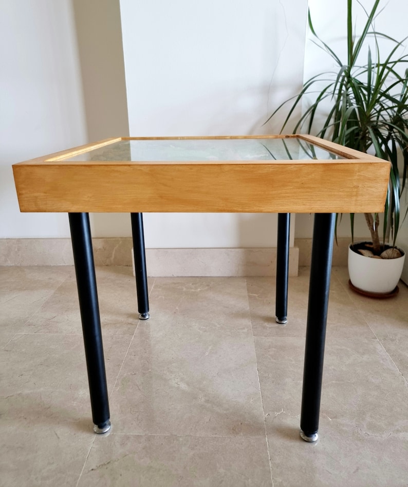 Moss Table. Moss Art. Deco Plants. Biophilic Design. Handmade Furniture ...