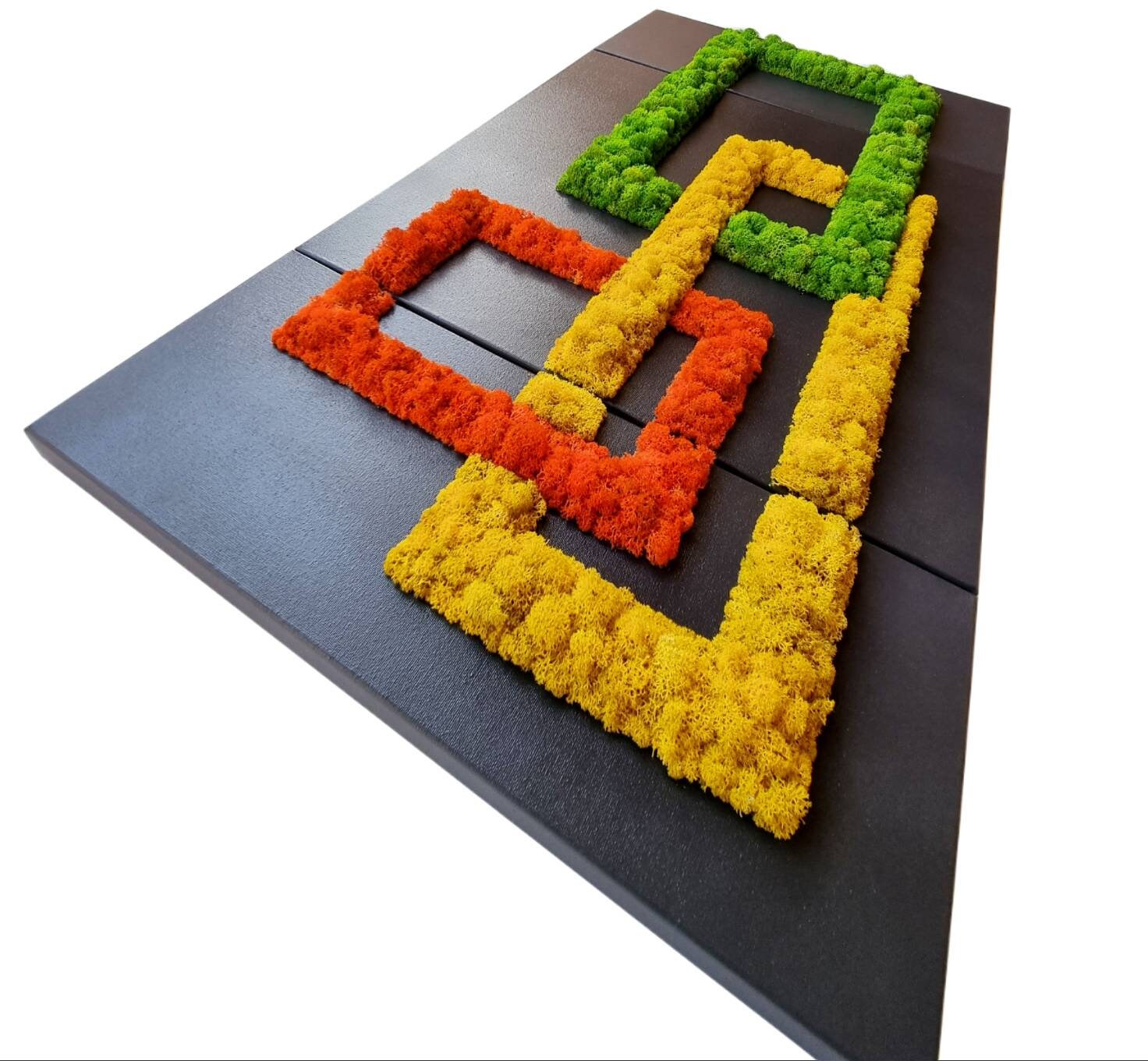 Nature Wall Art. Cosy Vibes Biophilia. Greenwall. Moss Frame. Preserved ...