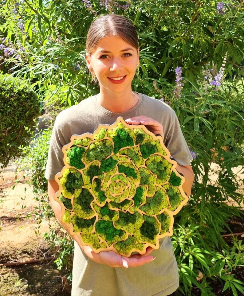 Moss Wall Art. Cosy Vibes Greenwall. Earth Tone. Home Decor. - Etsy