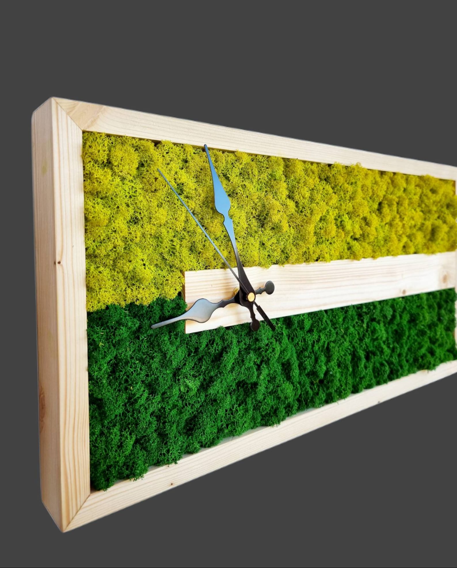 Moss Clock. Moss Wall. Wall Clock. Biophilia. Home Decor. Cosy Vibes ...