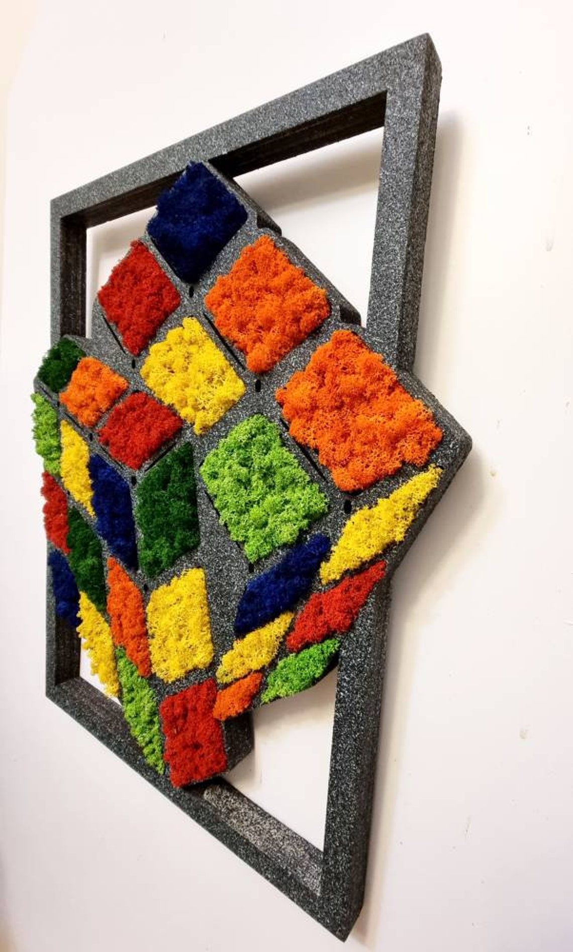 Moss Wall Art. Cosy Vibes. Greenwall. Home Decor Preserved - Etsy