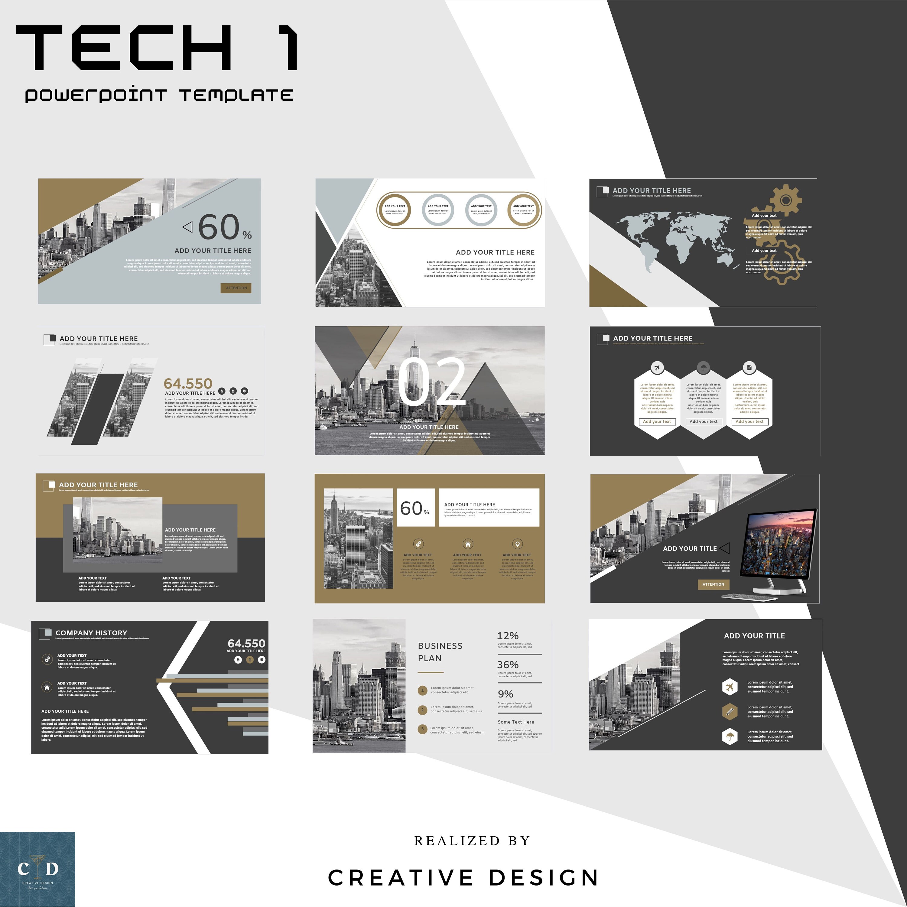 Fully Editable Powerpoint Presentation Template. - Etsy