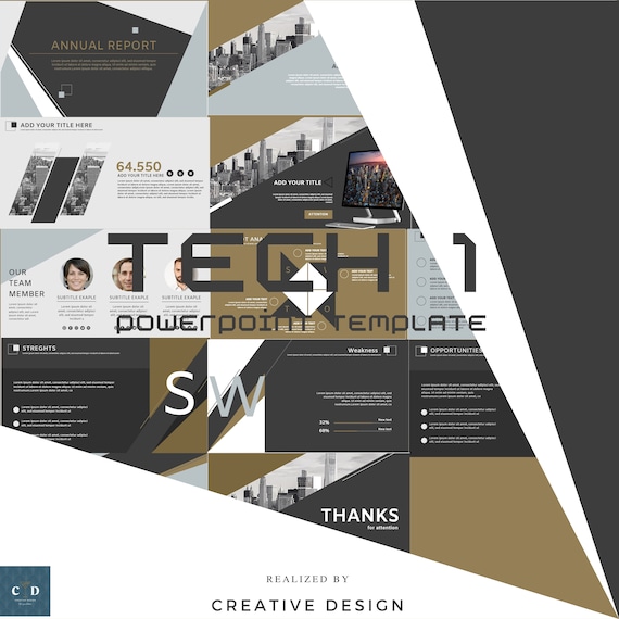 Fully Editable Powerpoint Presentation Template. - Etsy