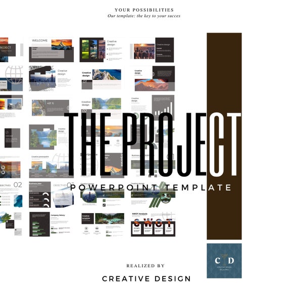 Fully Editable Powerpoint Presentation Template - Etsy