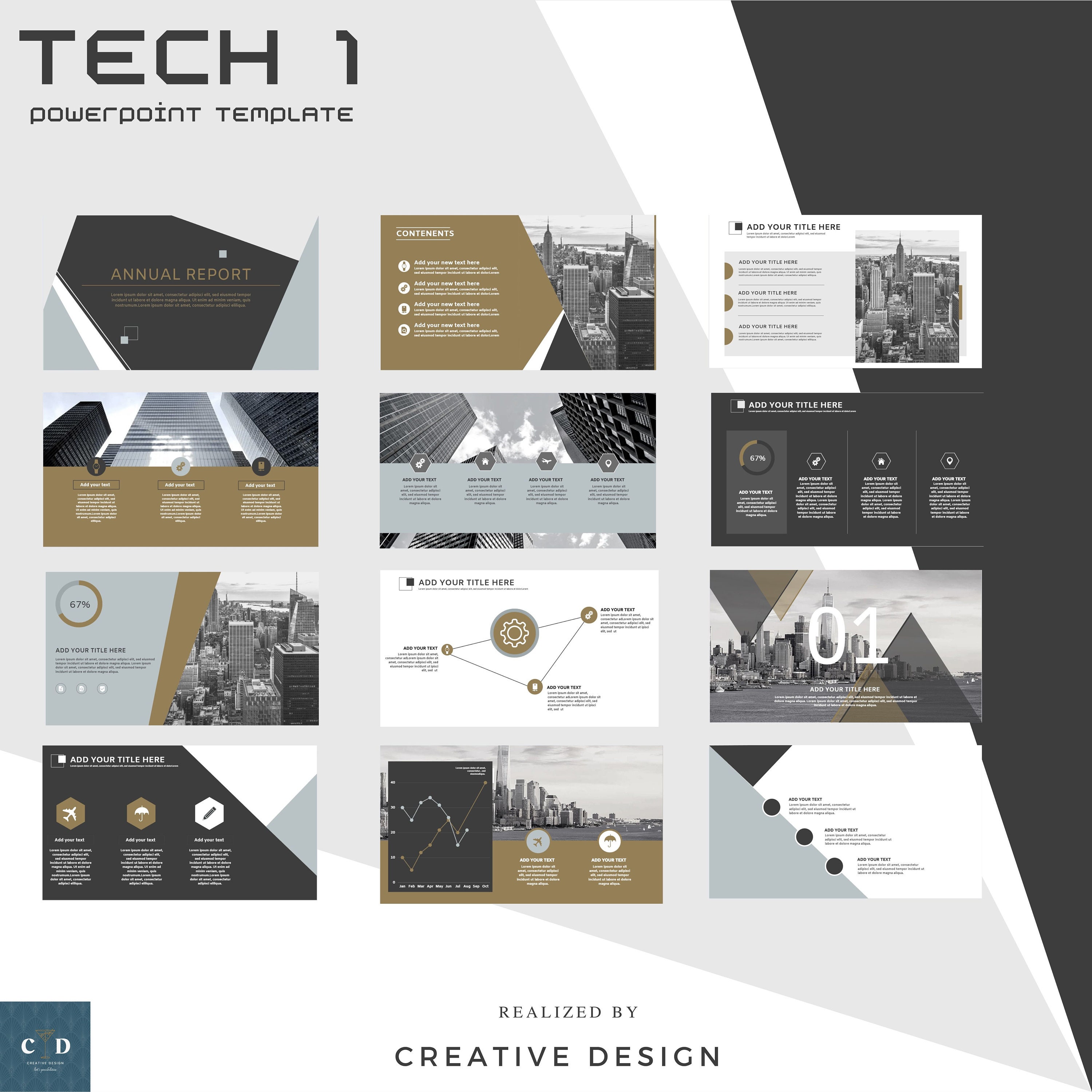 Fully Editable Powerpoint Presentation Template. - Etsy