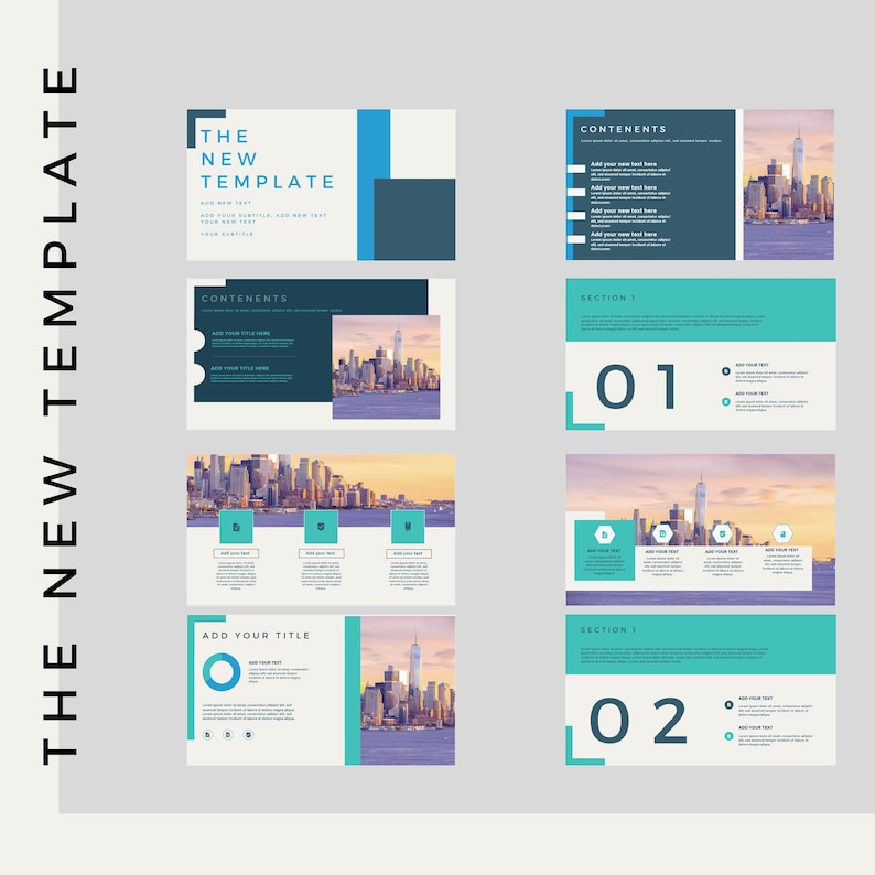 Plantilla de presentación de PowerPoint totalmente editable. - Etsy México