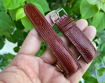 Handmade Genuine Black Snake Watch Strap Band, Leather Watch Bracelet ...