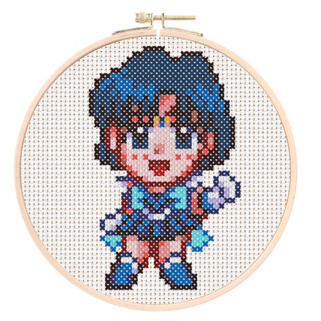 Chibi Sailor Mercury Cross Stitch or Diamond Painting Pattern - Etsy