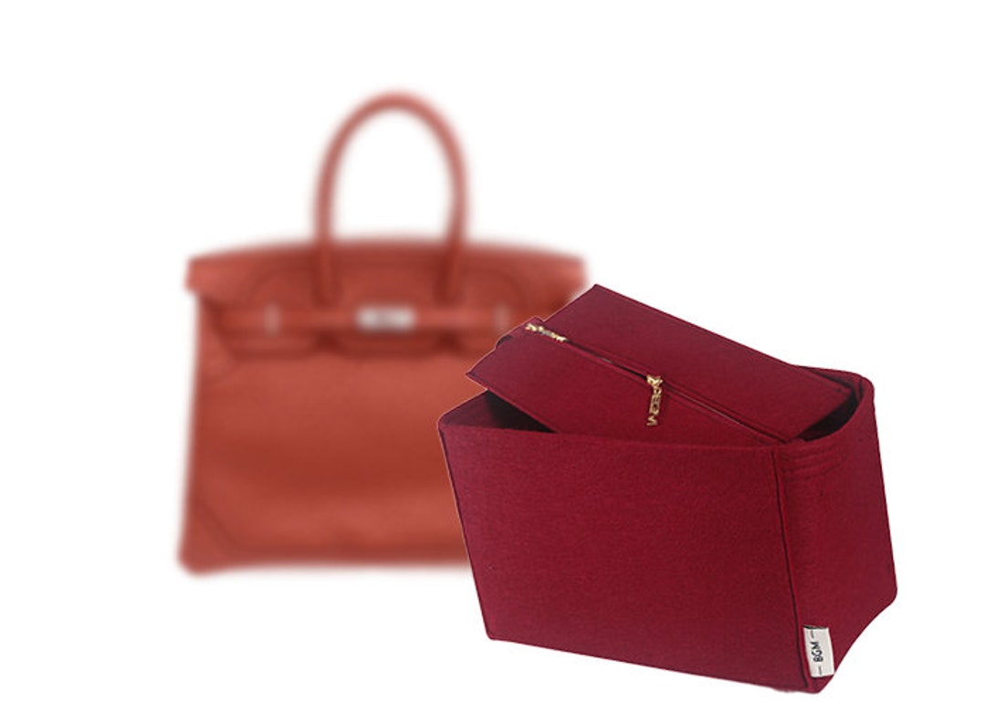 Birkin Removable Zipper Top Style Felt Bag Organizer, Bag Organizer ...