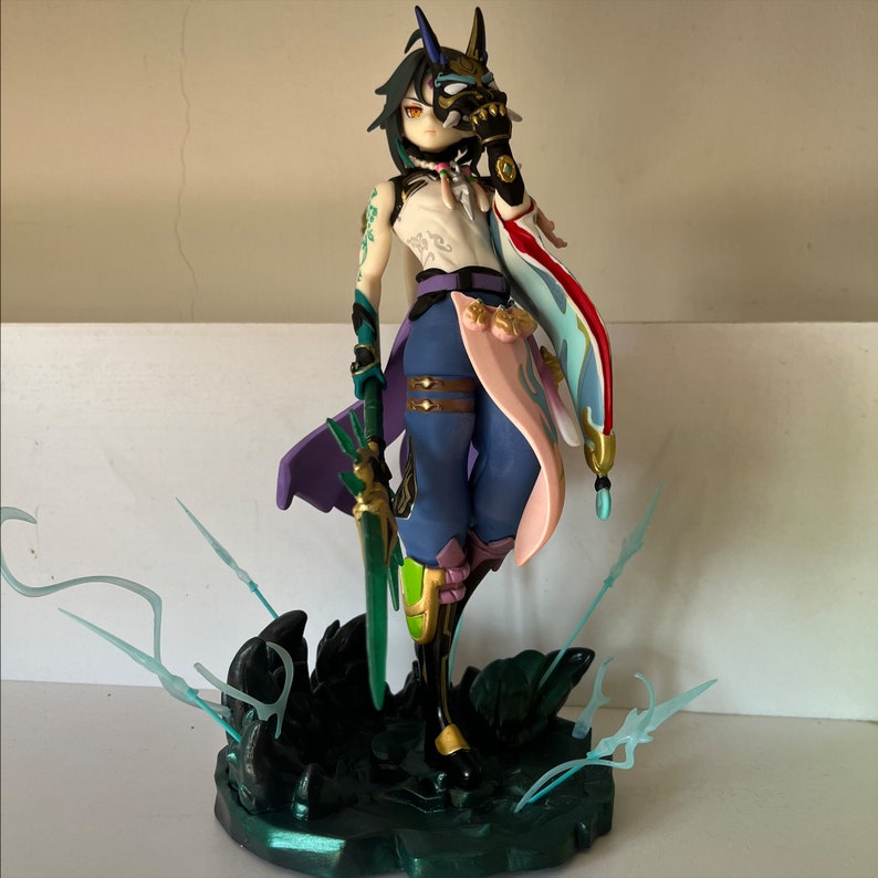 Xiao Figure, Genshin Xiao Figurine, Luminous Xiao Figure, Genshin ...