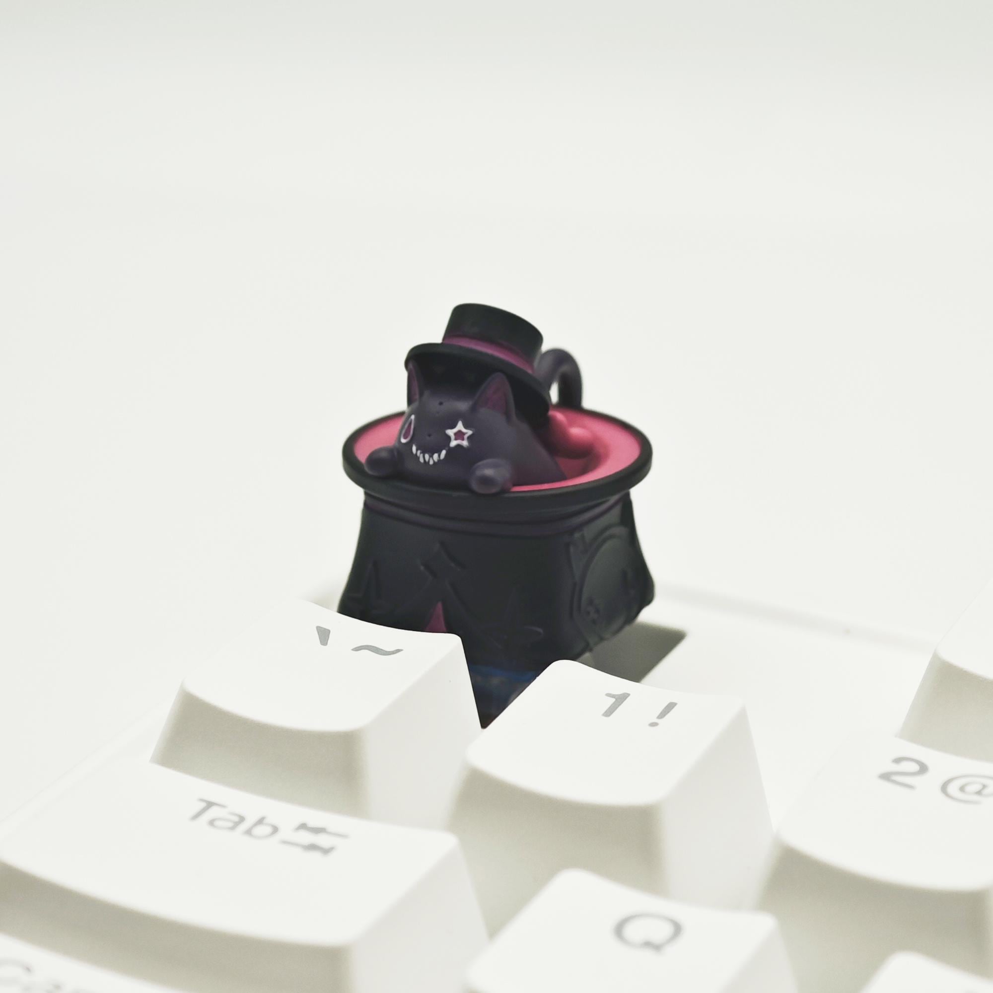 Lyney Hat Cat Keycap, Genshin Impact Lyney Keycap, Genshin Impact ...