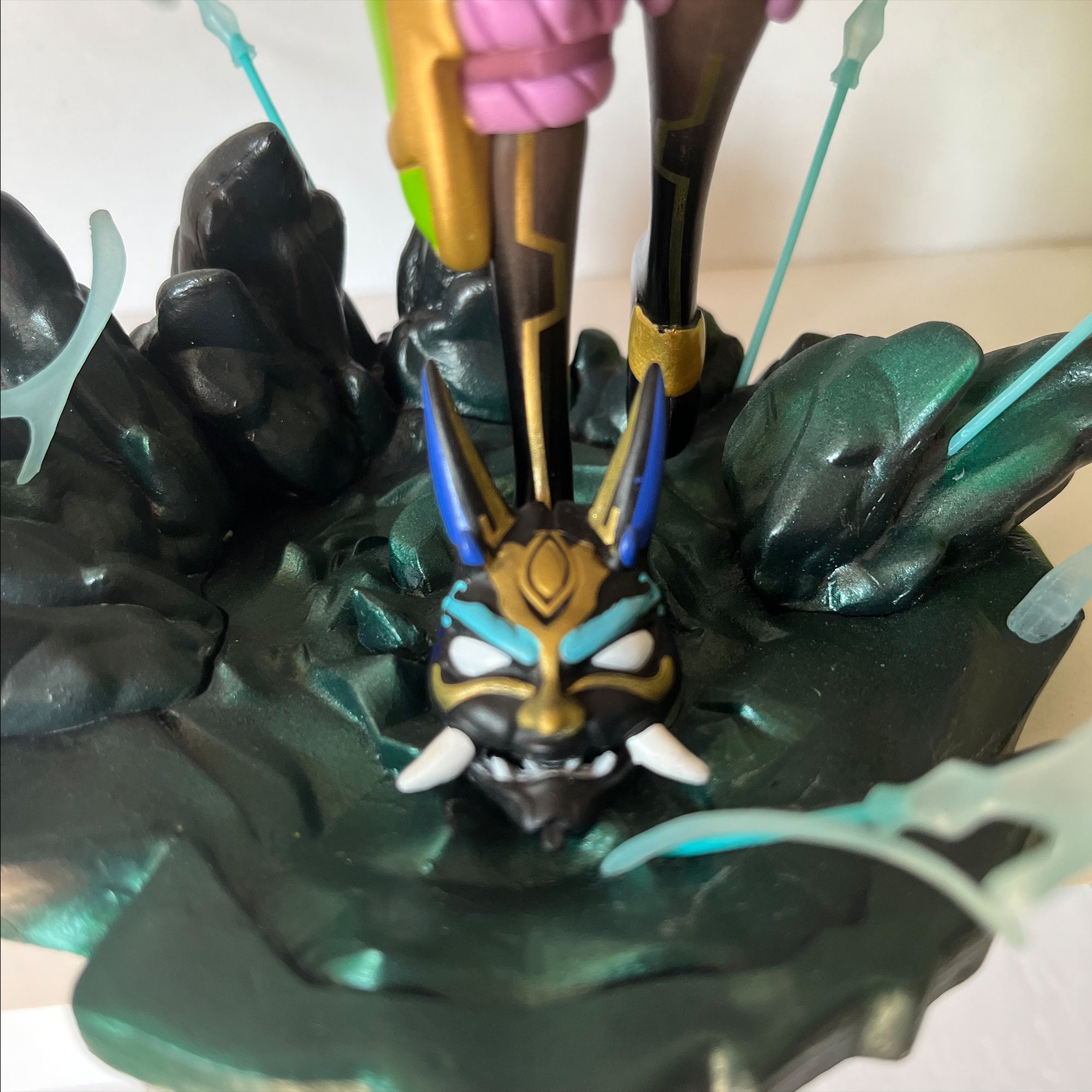 Xiao Figure, Genshin Xiao Figurine, Luminous Xiao Figure, Genshin ...