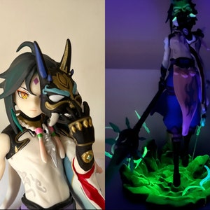 Xiao Figure, Genshin Xiao Figurine, Luminous Xiao Figure, Genshin ...