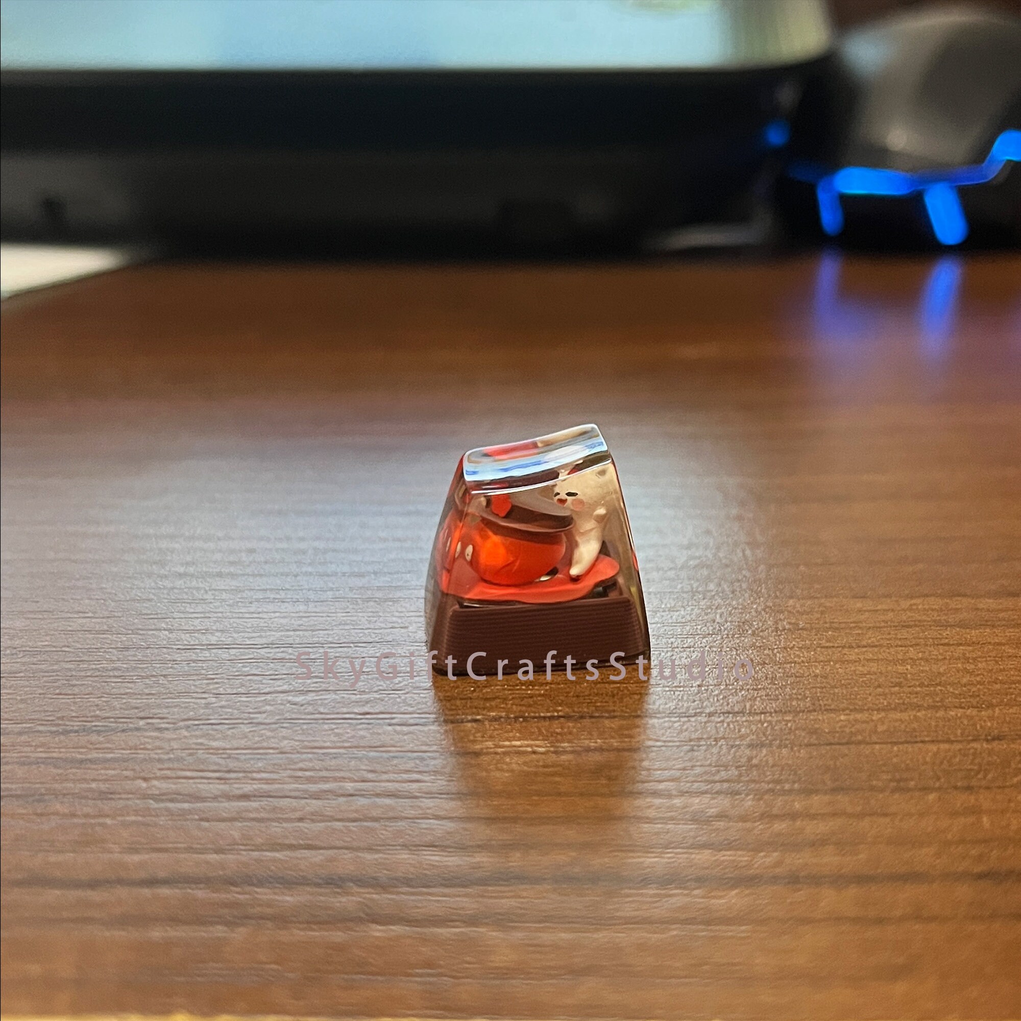 Cute Keycap Boo Tao Key Cap Hutao Ghost Keycap Genshin - Etsy