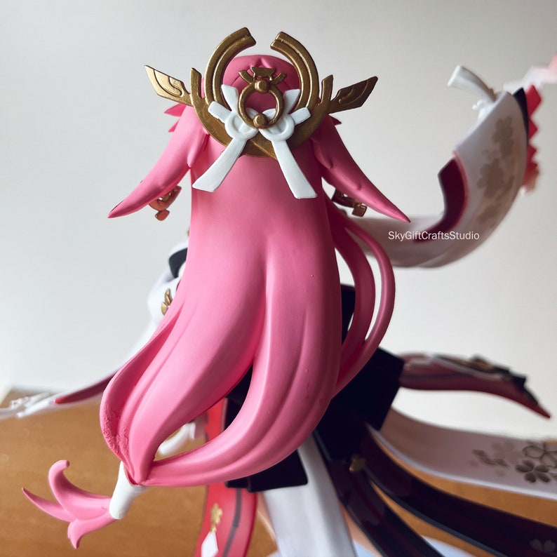 Yae Miko Figure, Genshin Impact Figurines, Yae Miko Sculpture, Games ...