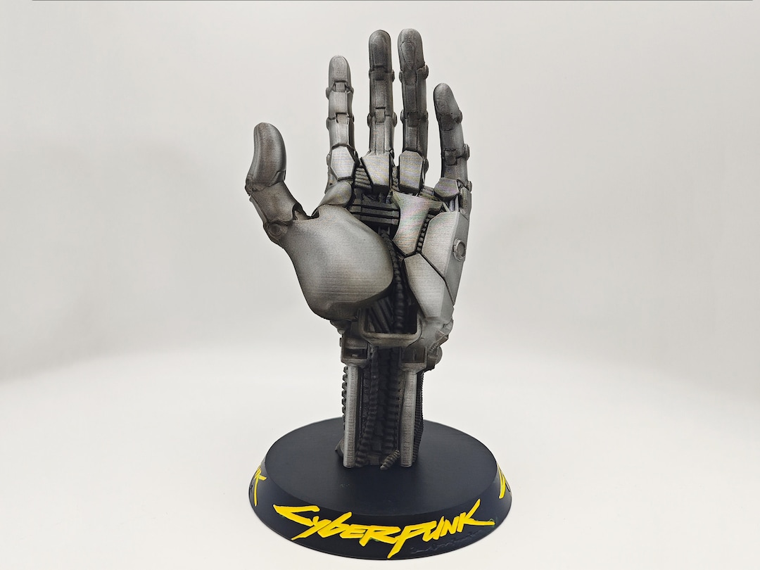 Cyberpunk 2077 Game Controller Holder, Johnny Silver Hand,futuristic ...