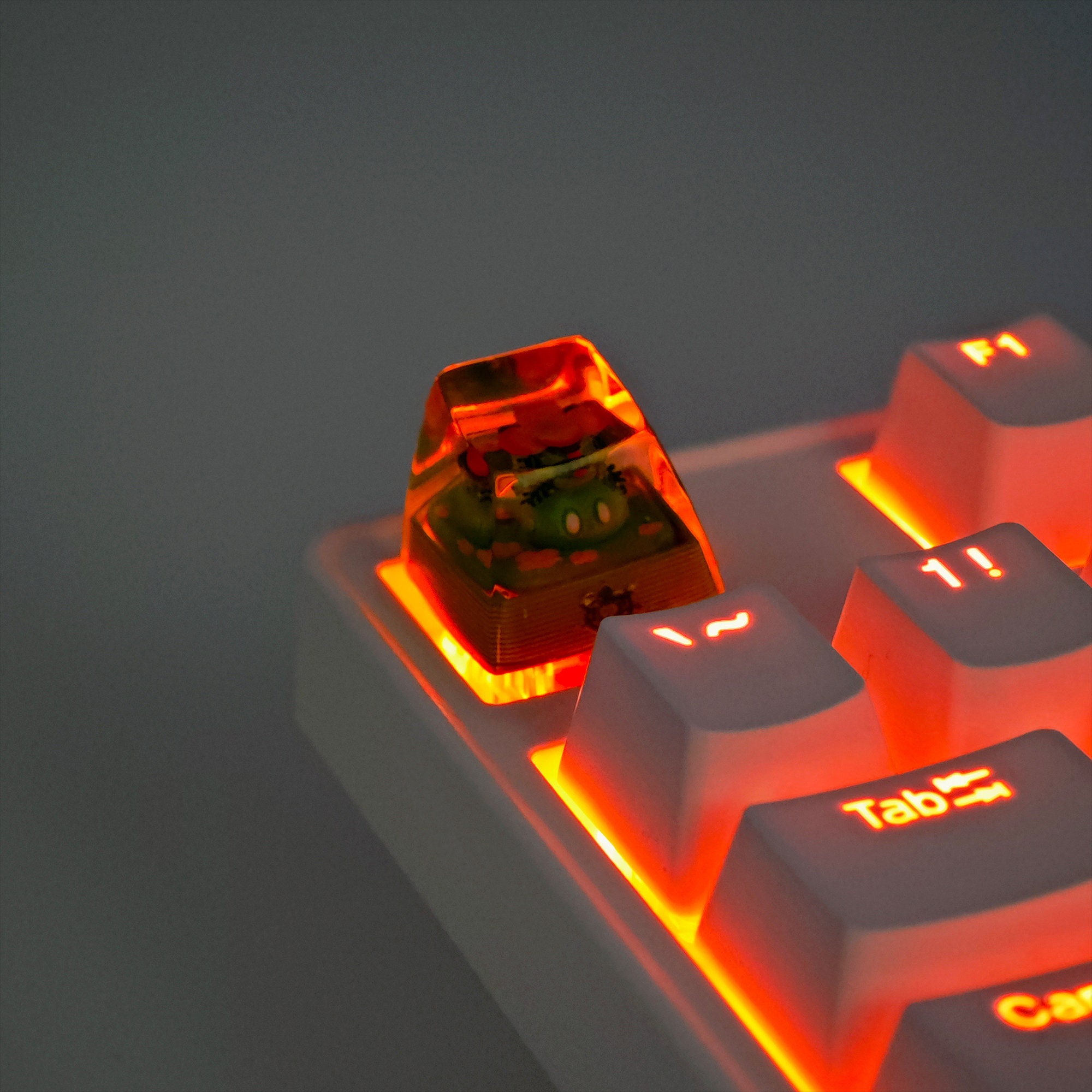 Genshin Slime Keycap, Large Grass Slime Keycap, Genshin Impact Key Cap ...