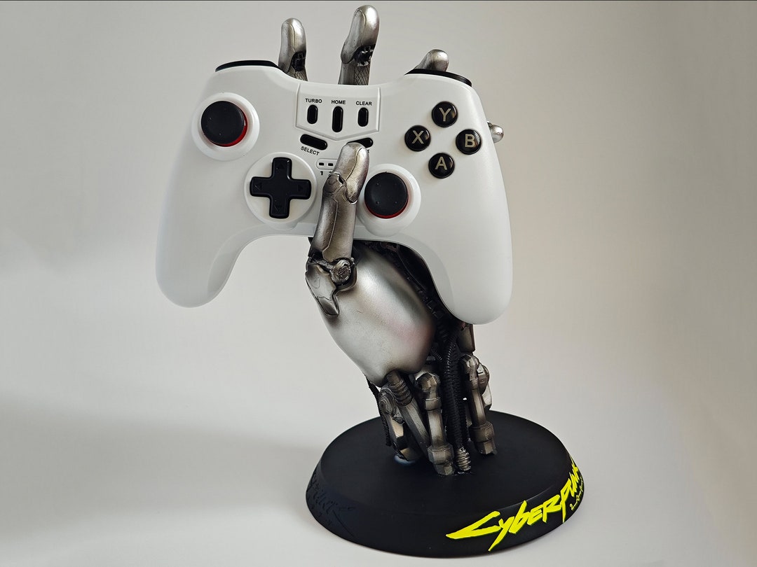 Cyberpunk 2077 Game Controller Holder, Johnny Silverhand, Robot Hand ...