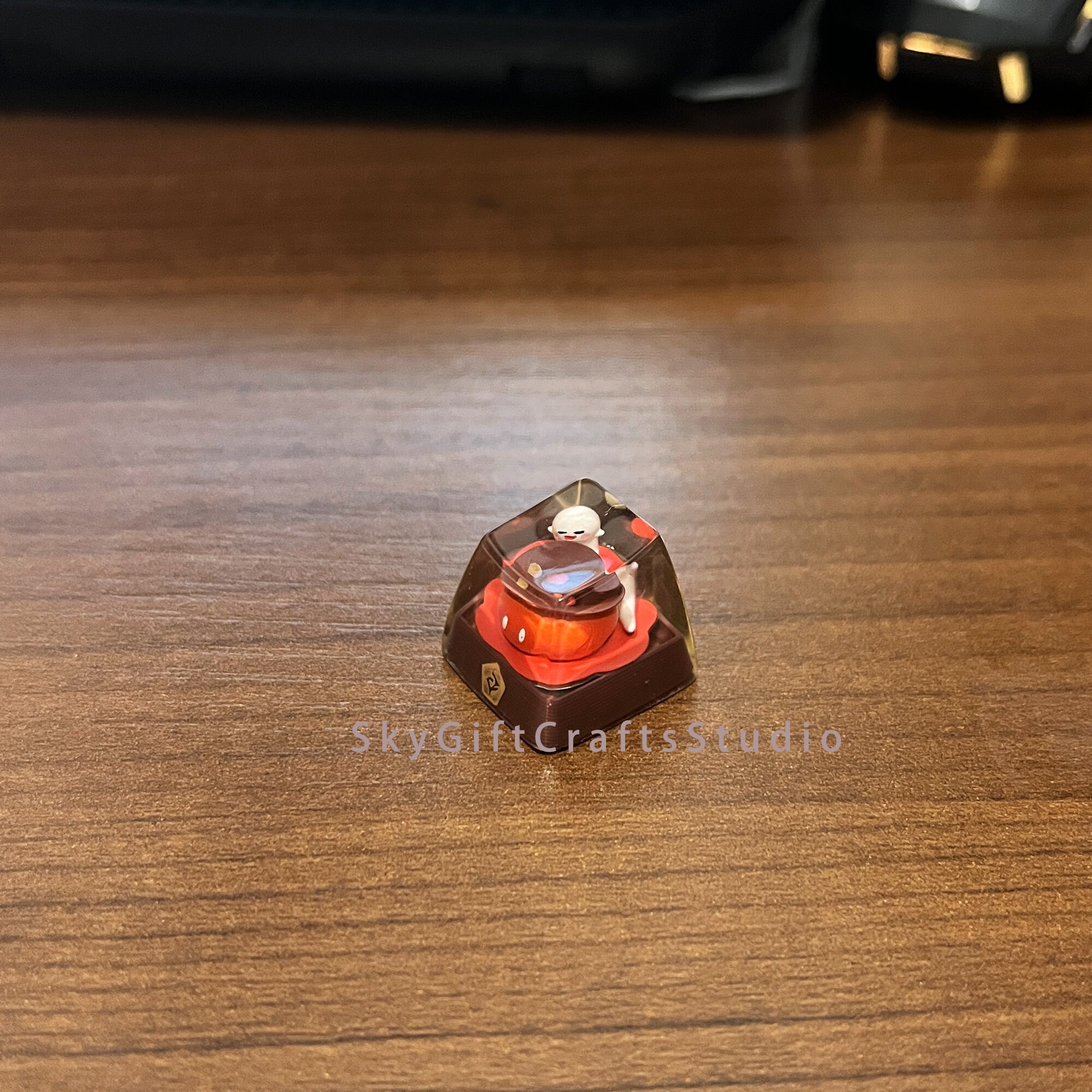 Cute Keycap Boo Tao Key Cap Hutao Ghost Keycap Genshin - Etsy