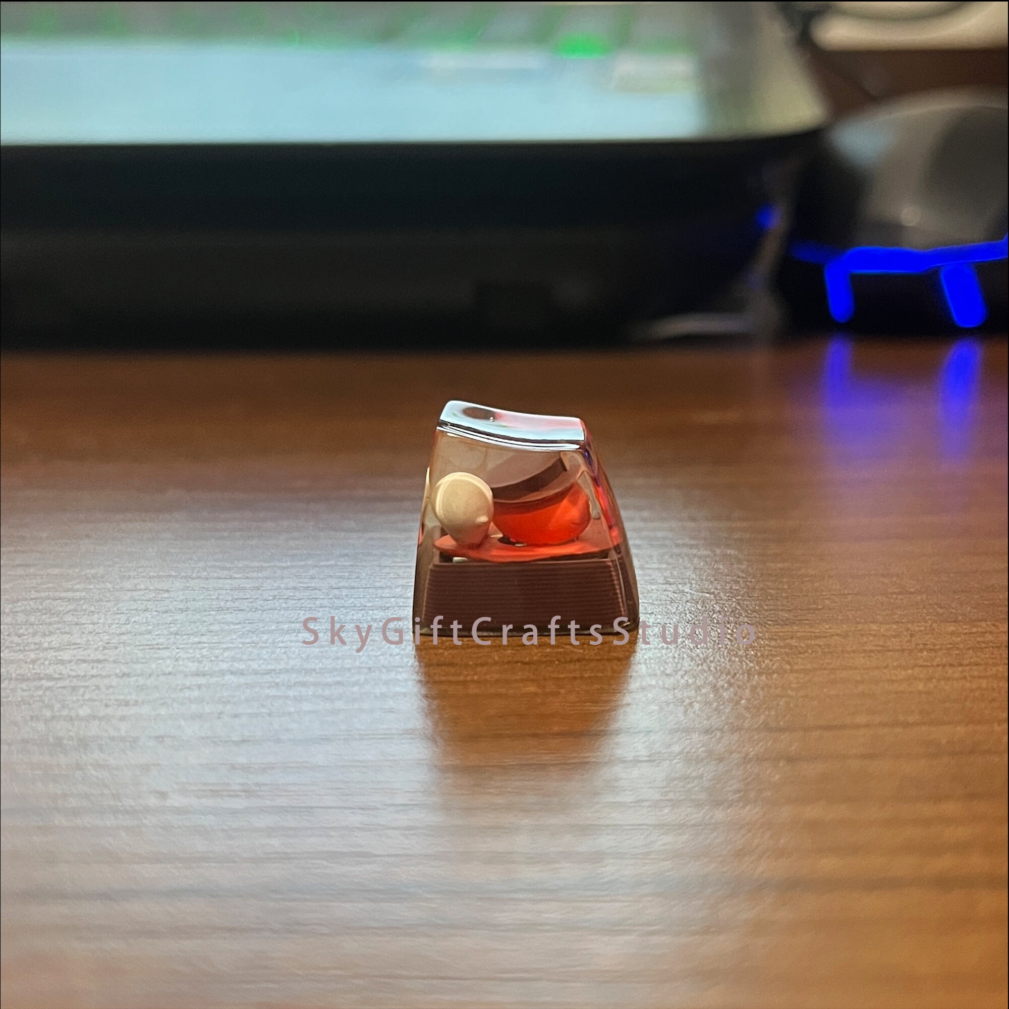 Cute Keycap Boo Tao Key Cap Hutao Ghost Keycap Genshin - Etsy