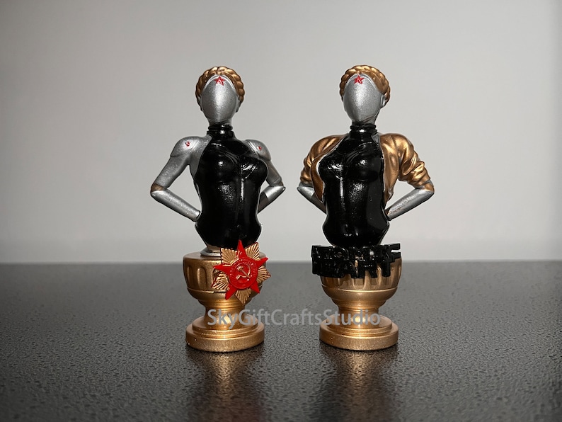 Atomic Heart Twins, Robot Twins Sculpture, Atomic Heart Figures, Robot ...