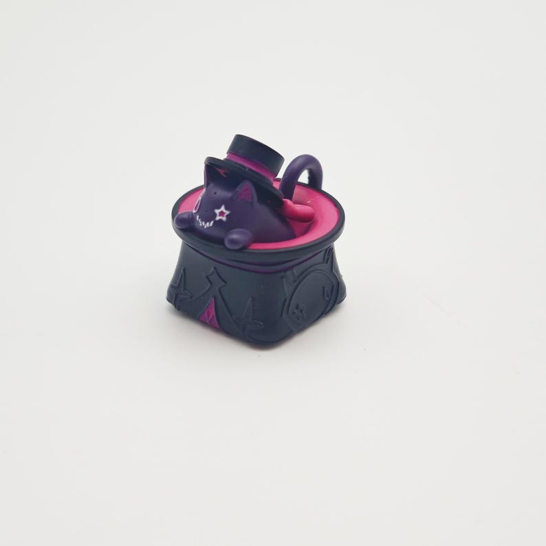 Lyney Hat Cat Keycap, Genshin Impact Lyney Keycap, Genshin Impact ...