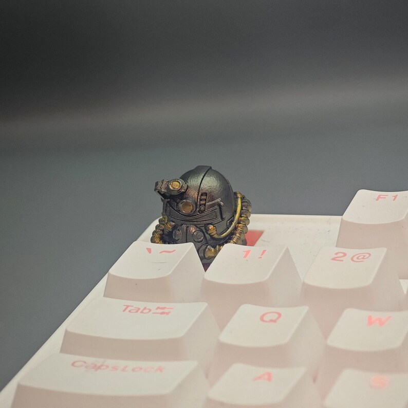 Fallout 4 Power Armor Keycap, T-51 Helmet Key Cap, Power Armor T-51 ...