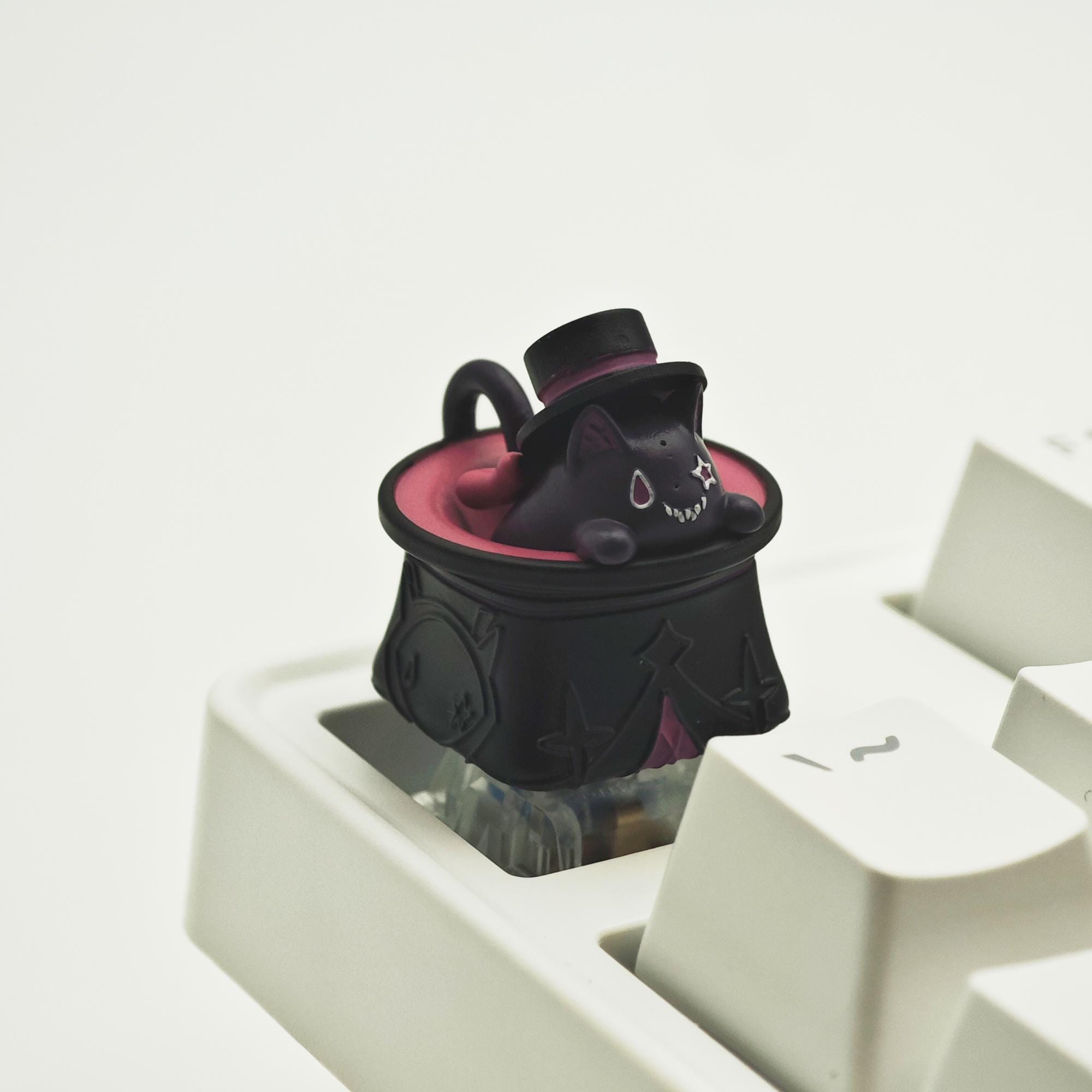 Lyney Hat Cat Keycap, Genshin Impact Lyney Keycap, Genshin Impact ...